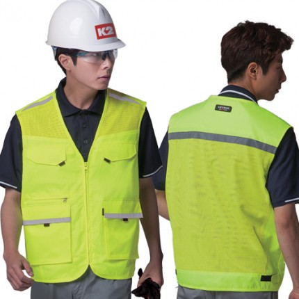유니코디:작업복,단체조끼,단체티,단체복 전문 쇼핑몰 - 21VE-608R(구 LB2-608) (K2 라이크빈 작업복, 안전조끼, 형광)